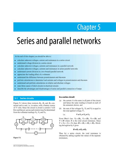 Solution Series And Parallel Network Circuits Studypool