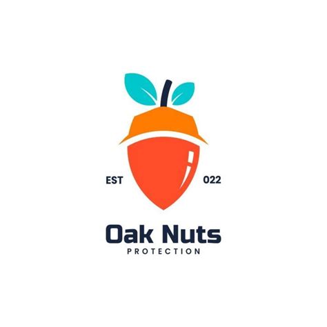 Oak Nuts Simple Logo Style Logo Template