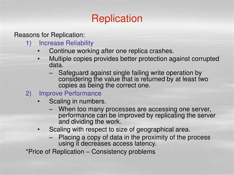 PPT Consistency And Replication PowerPoint Presentation Free Download ID