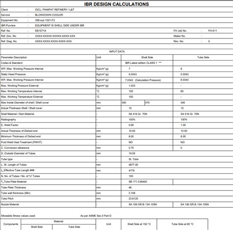 Ibr Indian Boiler Regulation Design Calculation Factreehub