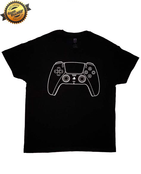 Playera Negra Playstation Nebula Glow In The Dark Chica Gameplanet