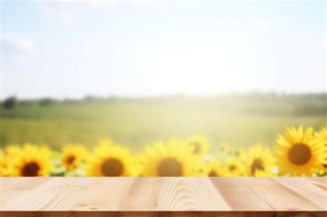 Premium Ai Image The Empty Space For The Table And The View Of The