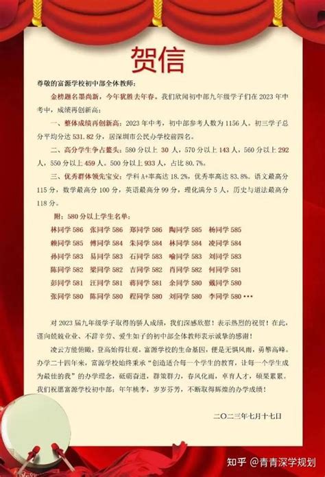 2023年深圳初中学校中考喜报汇总 知乎