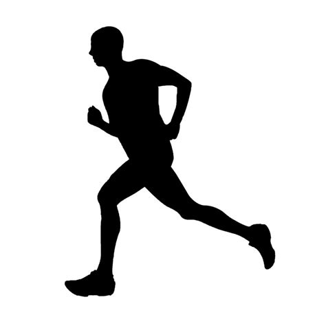 Running Silhouette Png