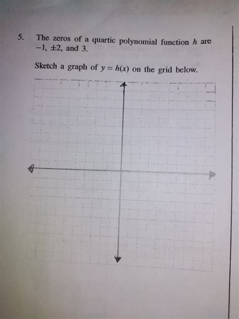 answered the zeros of a quartic polynomial… bartleby