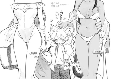 Aether Diluc And Kaeya Genshin Impact Drawn By Tabibitowayo Danbooru