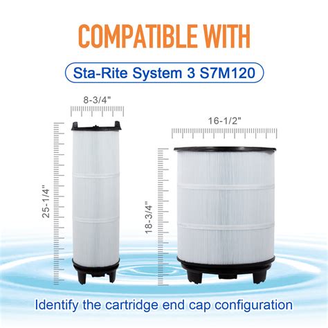 Zotee 300 Sq Ft Filtration Cartridge Pool Filters System Inner And Zotee