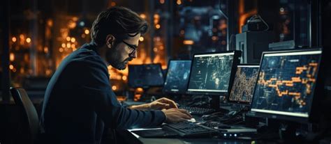 premium photo smart businessman software developer engineer