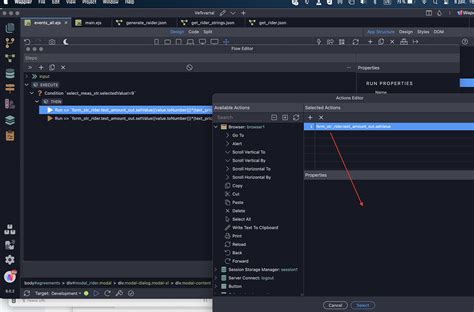 Cant Edit Expression In Flows Action Editor Bugs Wappler Community