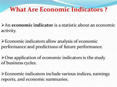 Leading Indicators Coincident Indicators Lagging Indicators Types Of Economic Indicator Those