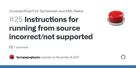 instructions for running from source incorrect not supported · issue