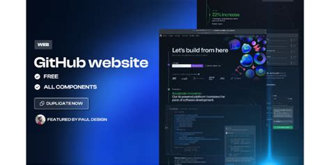 Figma Website Template Landing Page Free Figma
