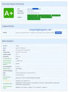 Configure Security Headers In Nginx Apache Server ComputingForGeeks