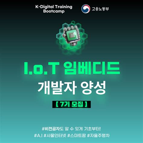 Iot 시스템 소프트웨어 개발자 양성 부트캠프 K Digital Training 공모전 대외활동 링커리어
