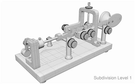 3d Model Telegraph Key Vibroplex Bug Turbosquid 2299643
