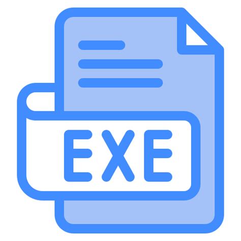 Exe Generic Blue Icon