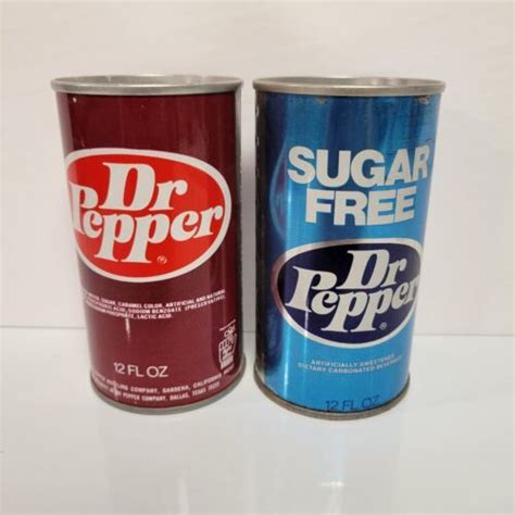 2 Nice Different Vintage Dr Pepper Soda Cans 4617248854