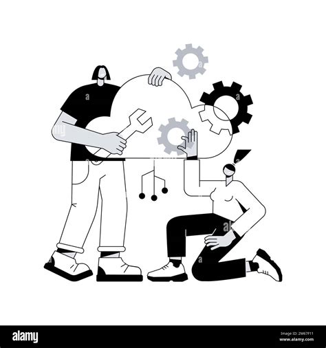 cloud engineering abstract concept vector illustration cloud based
