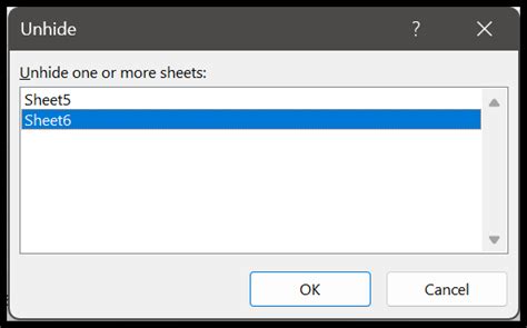 Unhide An Excel Sheet Or All The Sheets Worksheet