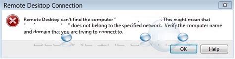 Fix Remote Desktop Can T Find The Computer