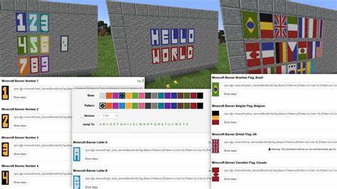 Banner Minecraft Numbers At Pearl Murray Blog