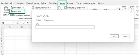 IMPORTAR DATOS DESDE LA WEB CON POWER QUERY