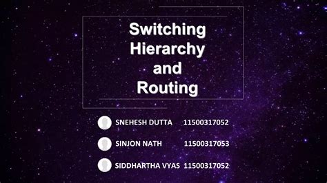 Switching Hierarchy And Routing Pptx