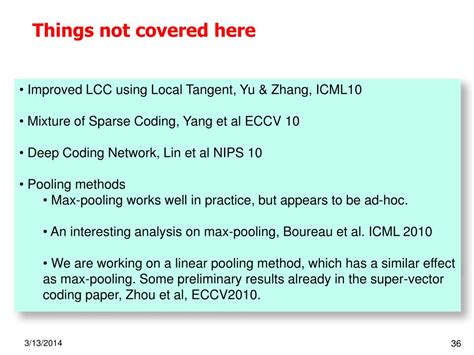 Ppt Part 3 Image Classification Using Sparse Coding Advanced Topics Powerpoint Presentation