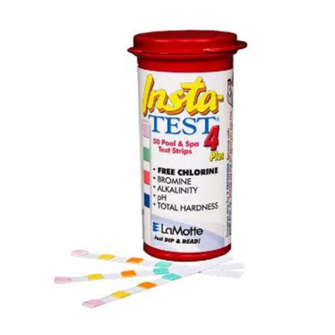 Insta Test 4 Plus Test Strips Crystal Clear Pools