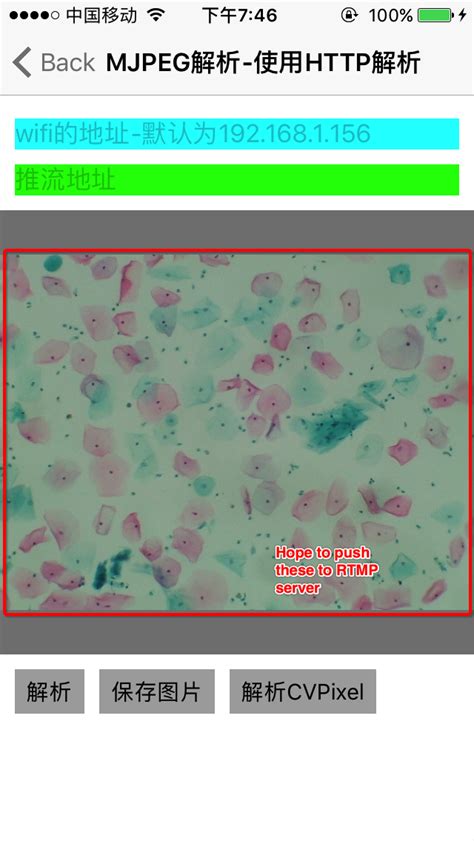 Ios How Can I Push A Mjpeg Streamfrom An Ip Camera And Plus Iphone