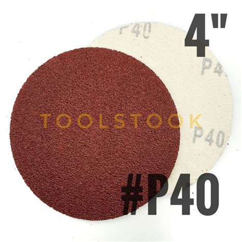 กระดาษทรายกลม 4 กระดาษทรายกลมหลังสักหลาด จำนวน10ใบ ใช้กับจานติดกระดาษทราย4นิ้ว ขัดไม้ ขัดเหล็ก