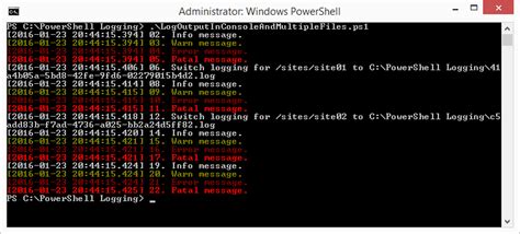 Powershell Logging Using Apache Log4net Viorel Iftode
