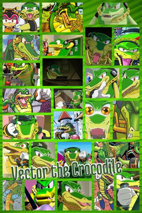 Vector The Crocodile By Princessemerald On Deviantart Sonic Fan Art Sonic And Amy Sonic Fan