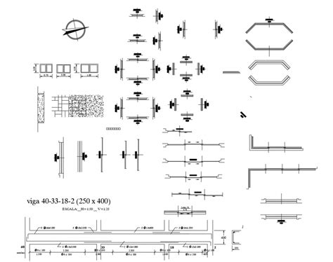 Reinforcement Detail In Construction Units Autocad File