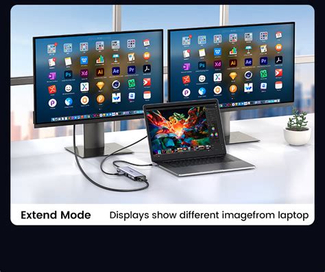 Ugreen Hub In Hub Usb C Hub Hdmi Vga Adapter K Hz Usb C To Usb W Fast Charging