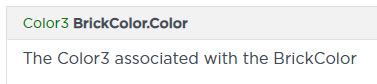 List Of All Brickcolors Creations Feedback Developer Forum Roblox