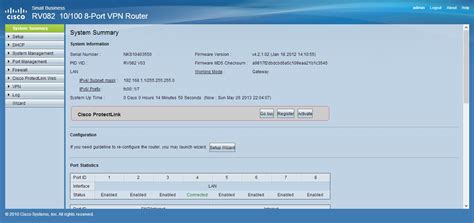 Access The Web Configuration Utility On RV016 RV042 RV042G And RV082 VPN Routers Cisco
