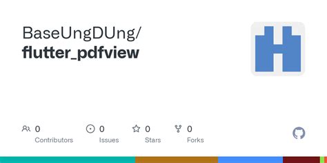 GitHub BaseUngDUng Flutter Pdfview
