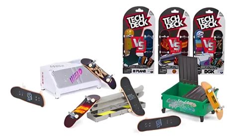 Patinetas Tech Deck 2 Unidades Con Herramientas Caffaro 6629 Negro