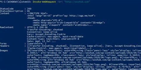 Invoke Webrequest Perform Requests Download Files Parse Web