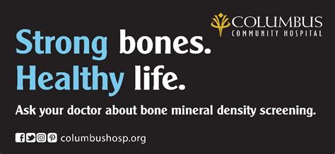 Bone Mineral Density Screenings Columbus Community Hospital