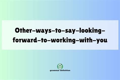 Beyond Looking Forward Diverse Ways To Express Anticipation