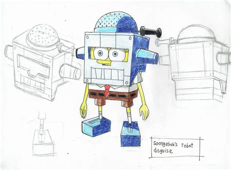 Spongebobs Robot Disguise By Sibred On Deviantart Spongebobs Robot Disguise By Sibred On Deviantart