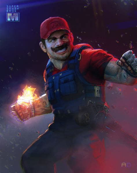 Super Smash Bros Remixed Mario Fireball By Andrewdoma On Deviantart