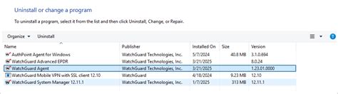Uninstall The Endpoint Software