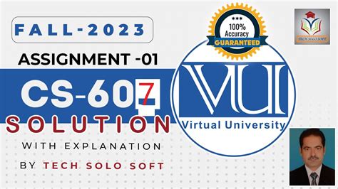 Cs607 Assignment 1 Solution Fall 2023 Cs607 Assignment No 01 Solution 100 Correct By Sohail
