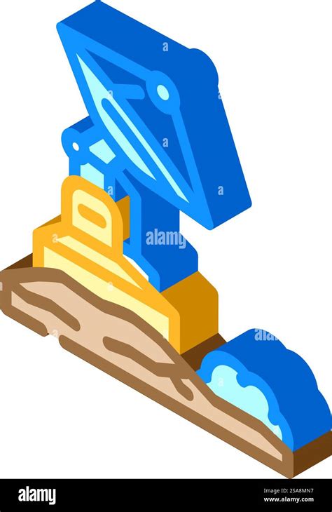 Astrophysics Space Exploration Isometric Icon Vector Astrophysics Space Exploration Sign