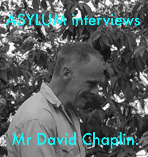 An Interview With David Chaplin Asylum