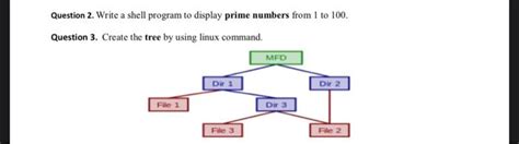 Solved Question Write A Shell Program To Display Prime Chegg