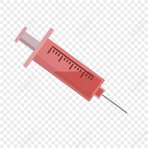 귀여운 일러스트 만화 핑크 물약 주사기 클립 아트빨간분홍 Png 일러스트 무료 다운로드 Lovepik